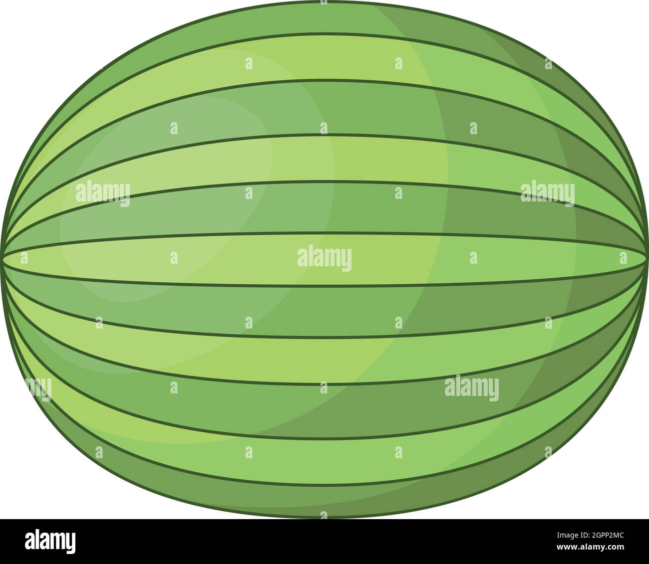 Watermelon icon, cartoon style Stock Vector Image & Art - Alamy