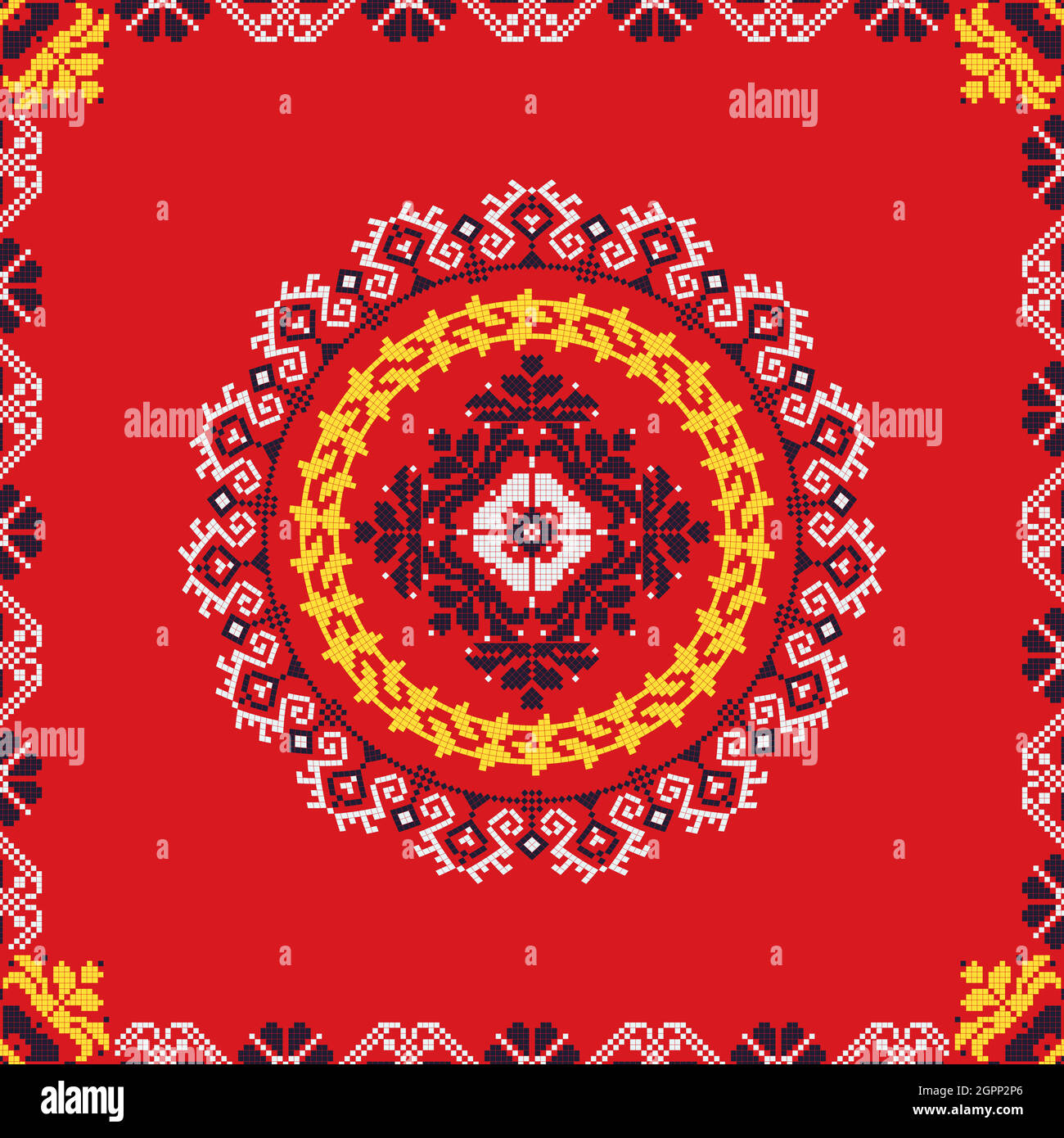 Romanian traditional pattern 192 Stock Vector Image & Art - Alamy