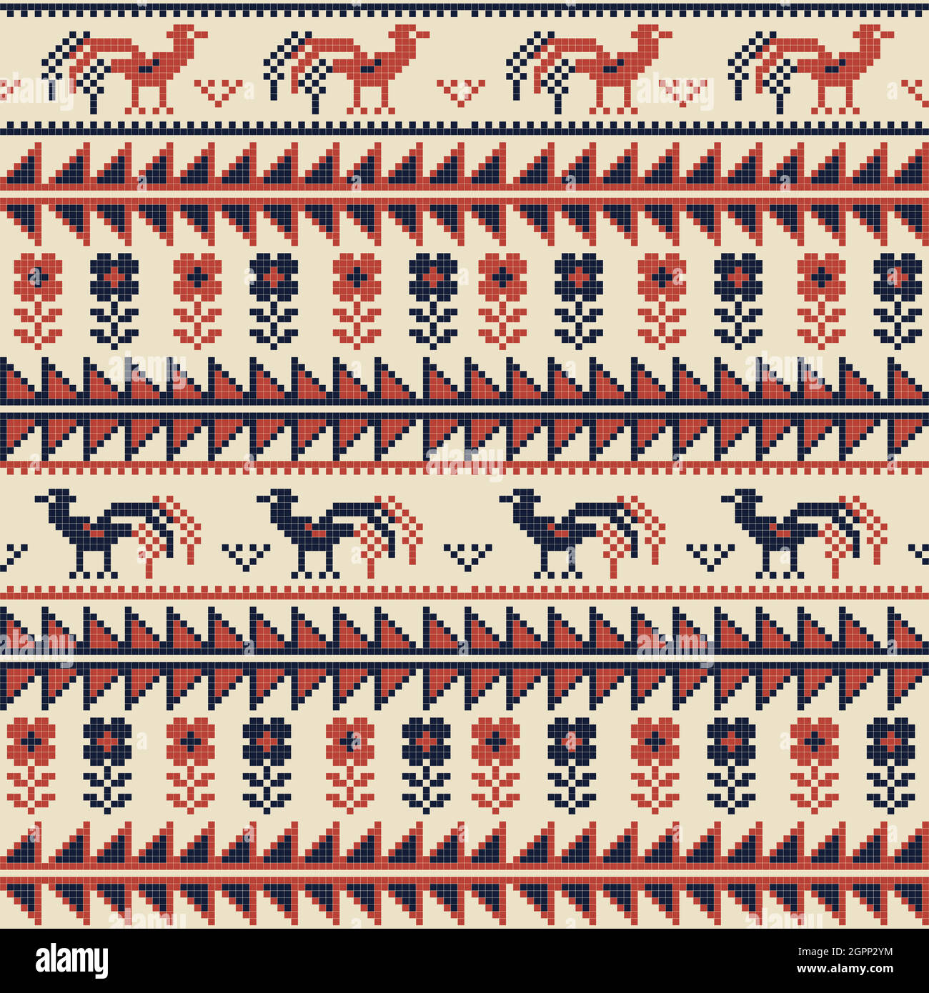 Palestinian embroidery pattern Stock Vector Image & Art - Alamy