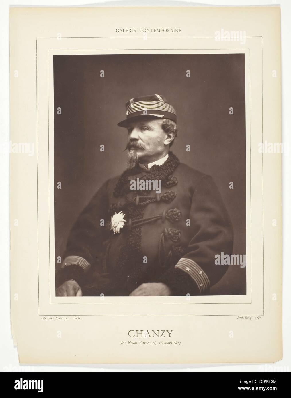 Chanzy, 1875/78. [Portrait of Antoine Chanzy, French general, who ...