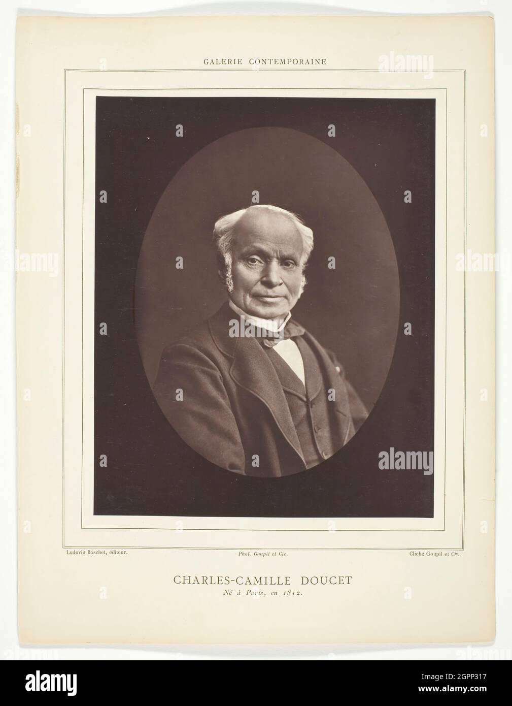 Charles-Camille Doucet, [French poet and playwright], c. 1880 ...