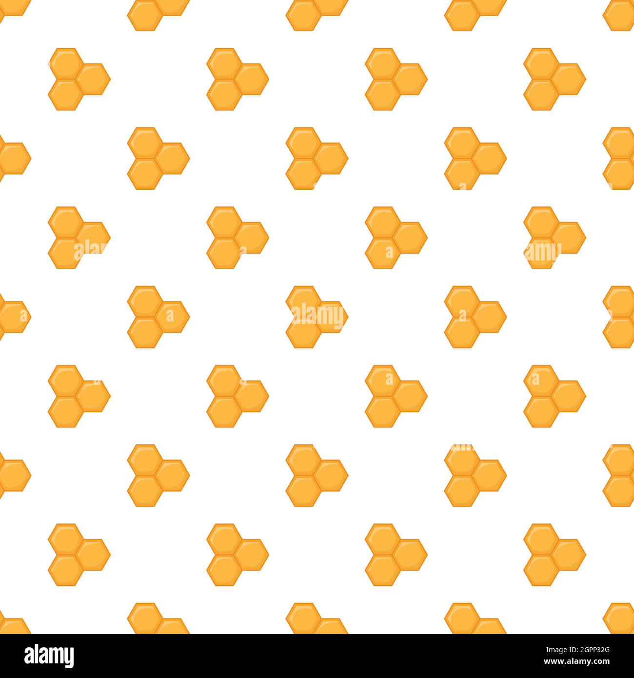 Honeycomb of bee pattern, cartoon style Stock Vector Image & Art - Alamy