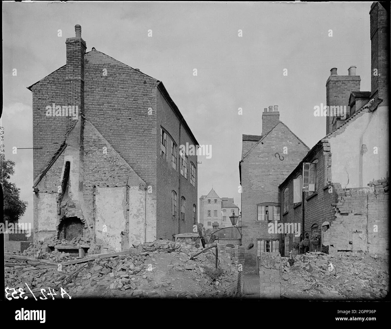Ww2 bombed street Black and White Stock Photos & Images - Alamy