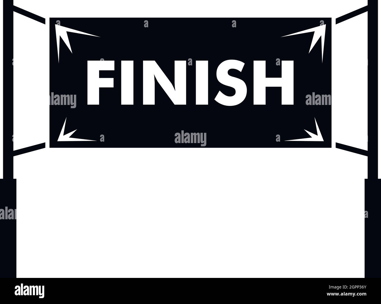 Track team finish line Stock Vector Images - Alamy