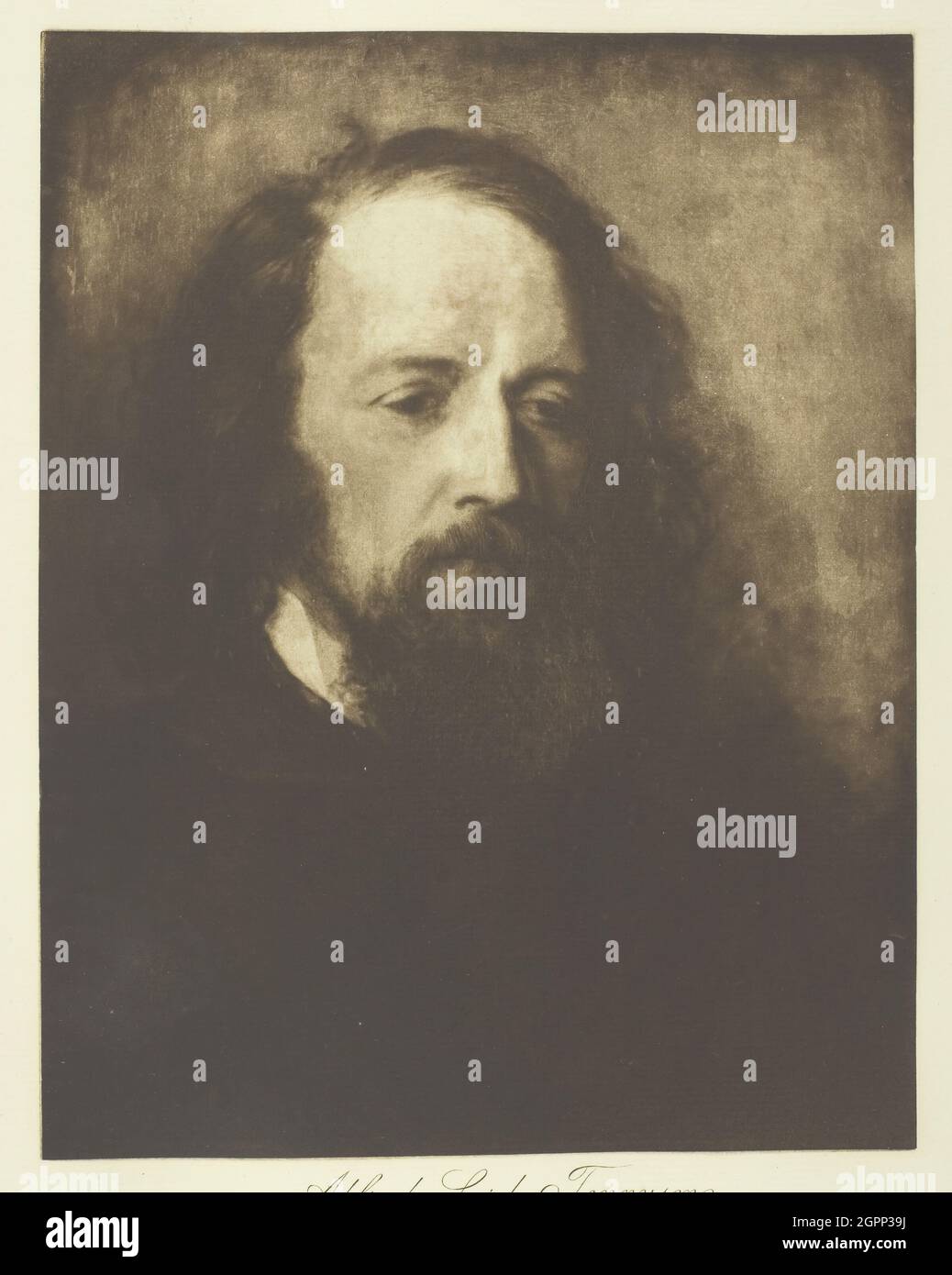 Alfred tennyson portrait photograph hi-res stock photography and images ...