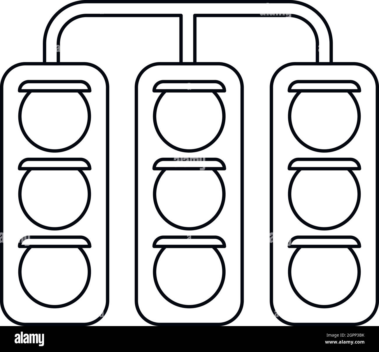 Drag racing start lights Stock Vector Images - Alamy