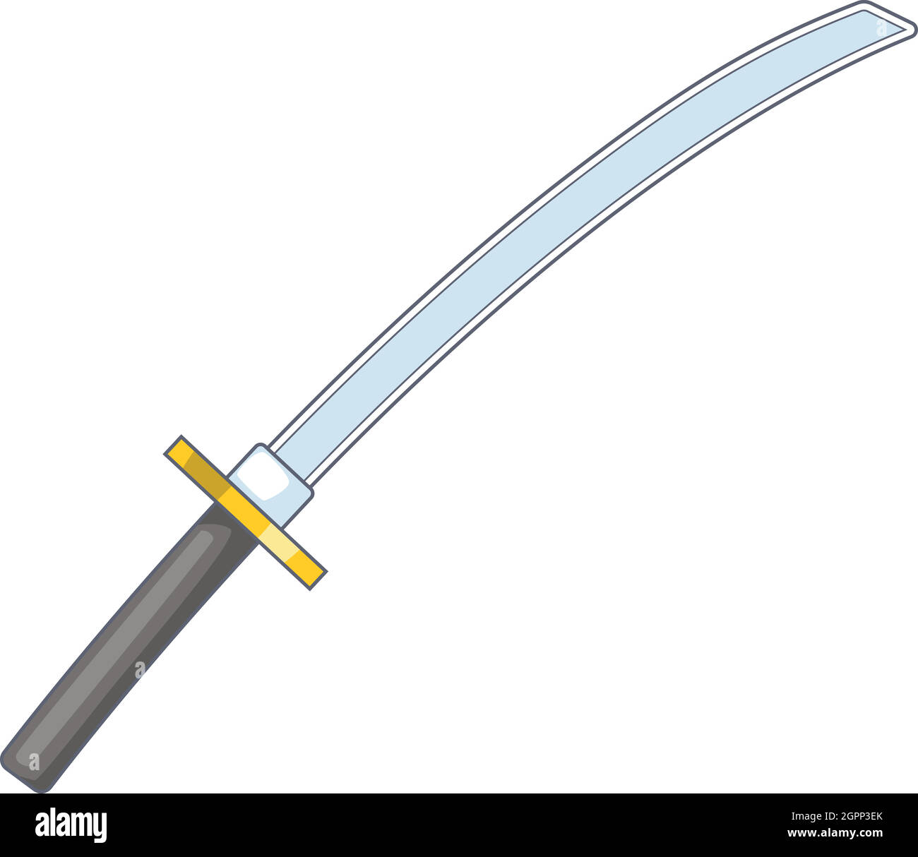 Japan sword katana icon, cartoon style Stock Vector Image & Art - Alamy
