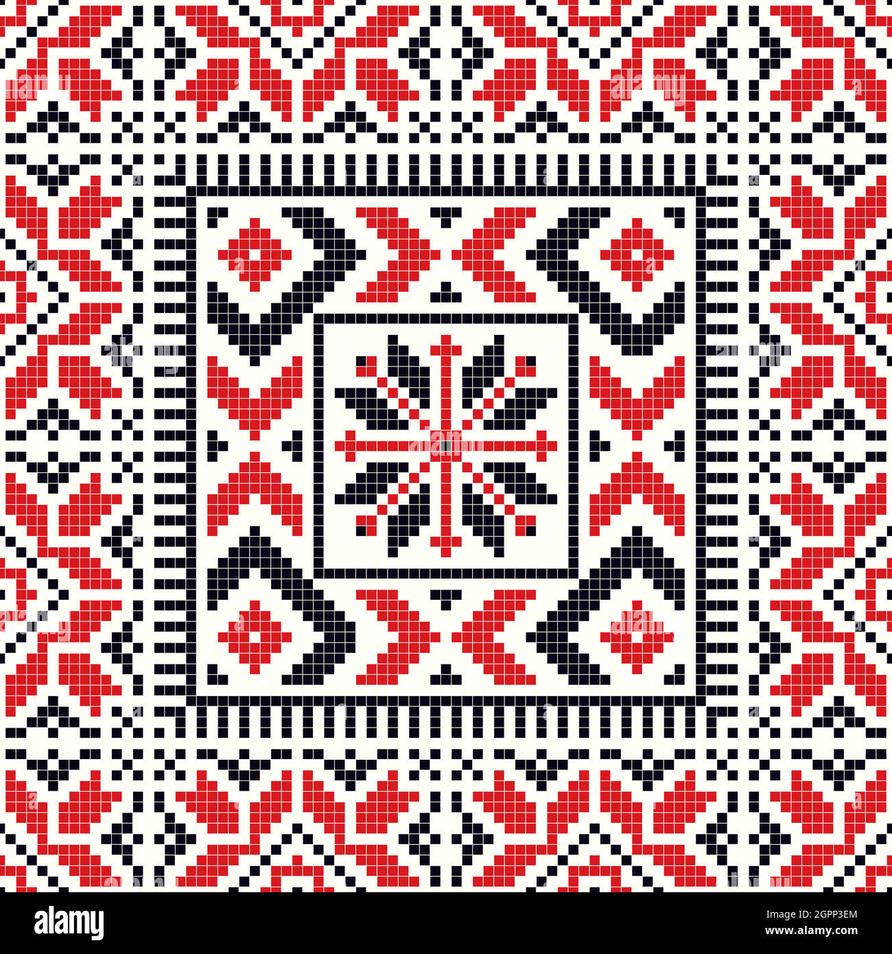 Romanian traditional pattern 114 Stock Vector Image & Art - Alamy