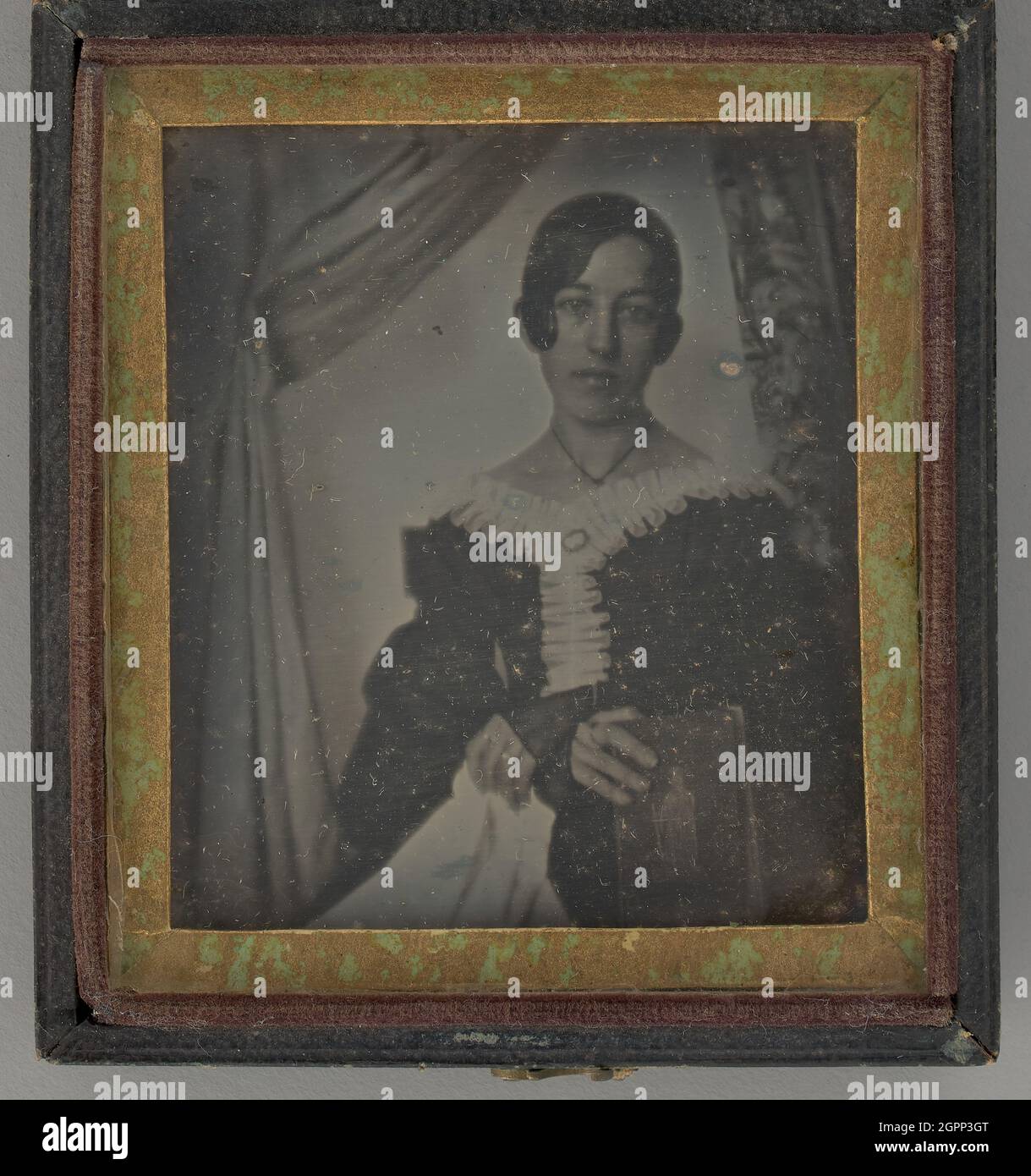 Untitled (Portrait of a Woman), 1840. Daguerreotype Stock Photo - Alamy