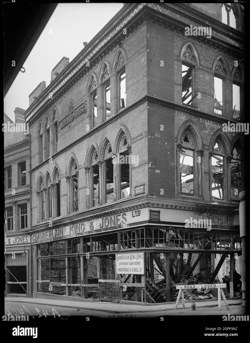 Midland House, 30 Union Street, Ladywood, Birmingham, 1941. Midland ...