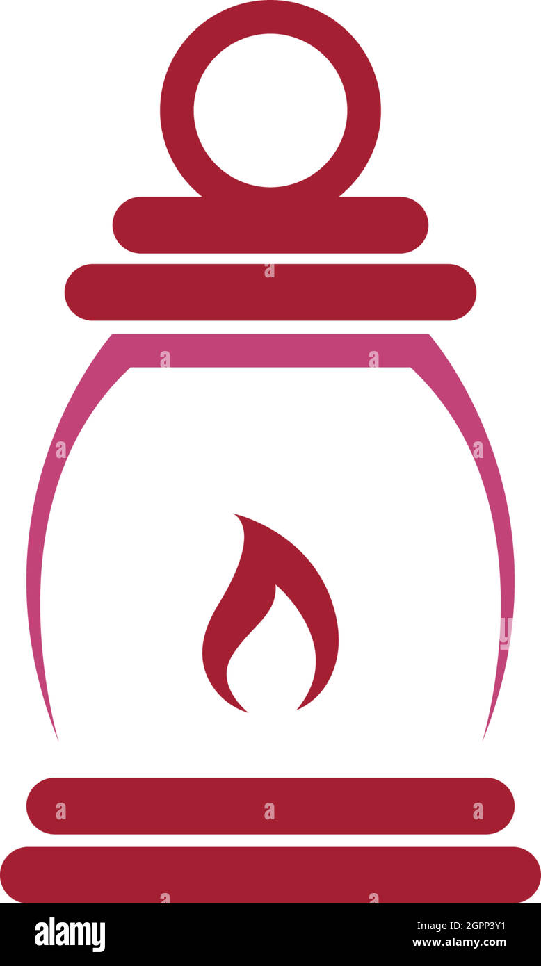 Simple lantern icon logo design vector template illustration Stock ...