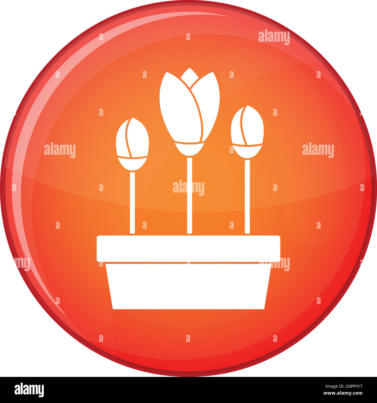 Flat tulips Stock Vector Images - Alamy