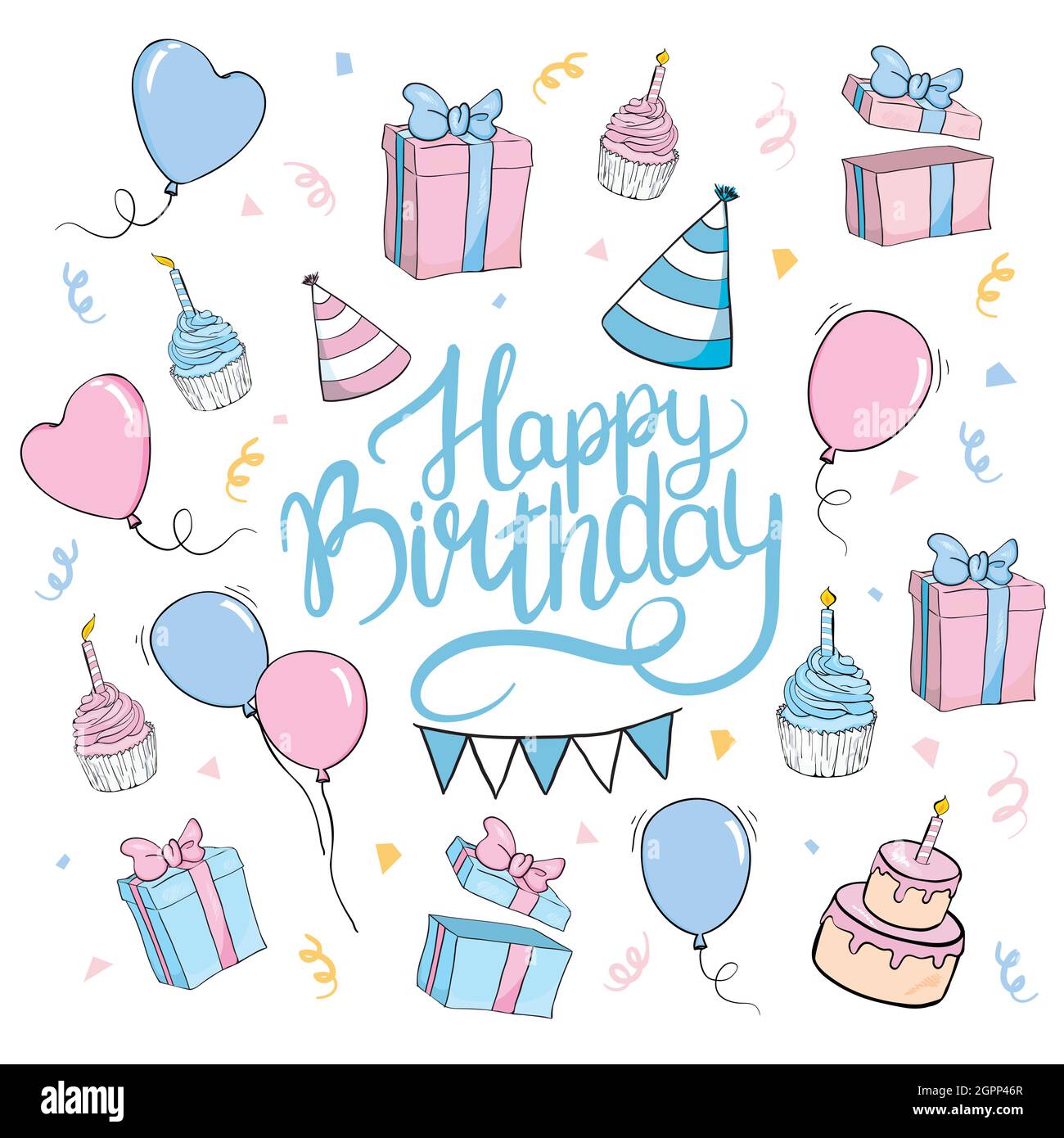 Birthday Party Clip Art Surprise Surprise Birthday Party Stock