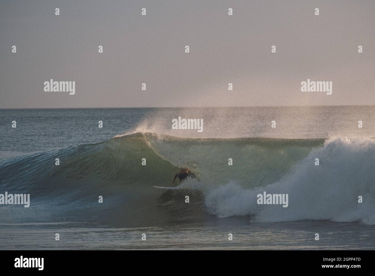 surf perfect spot barrel Stock Photo - Alamy