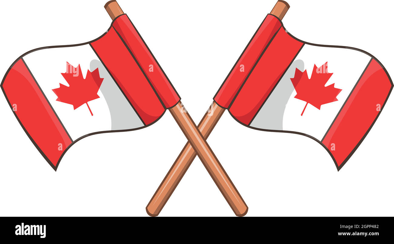 Flags crossed Cut Out Stock Images & Pictures - Alamy