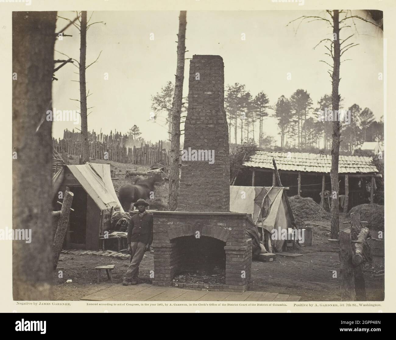 Incidents of the War: Breaking Camp, May 1864. [Scene from the American ...