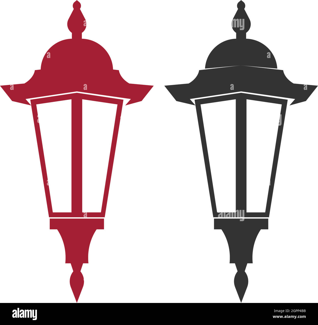 Simple lantern icon logo design vector template illustration Stock Vector Image & Art - Alamy