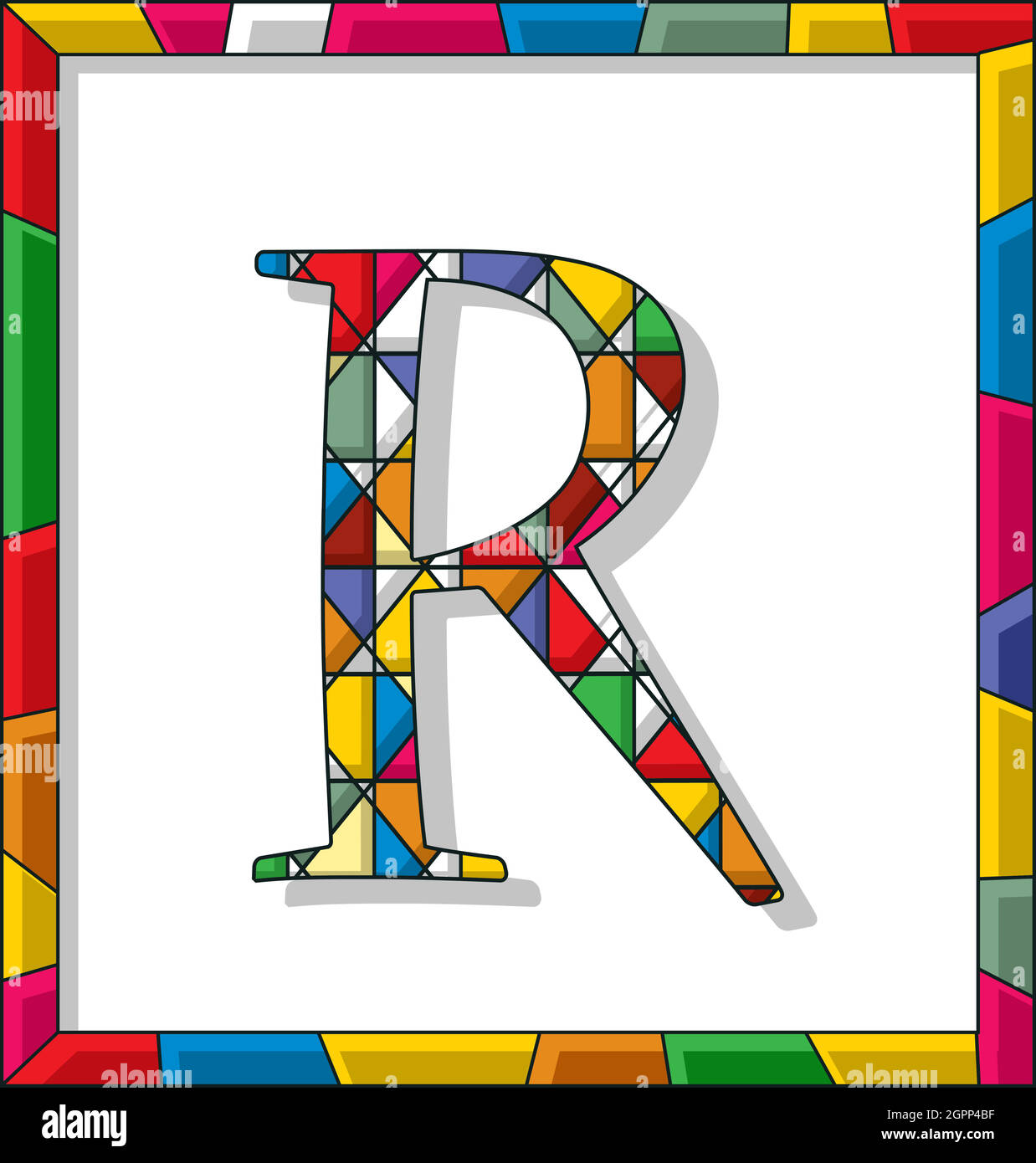 Letter r in glass hi-res stock photography and images - Alamy