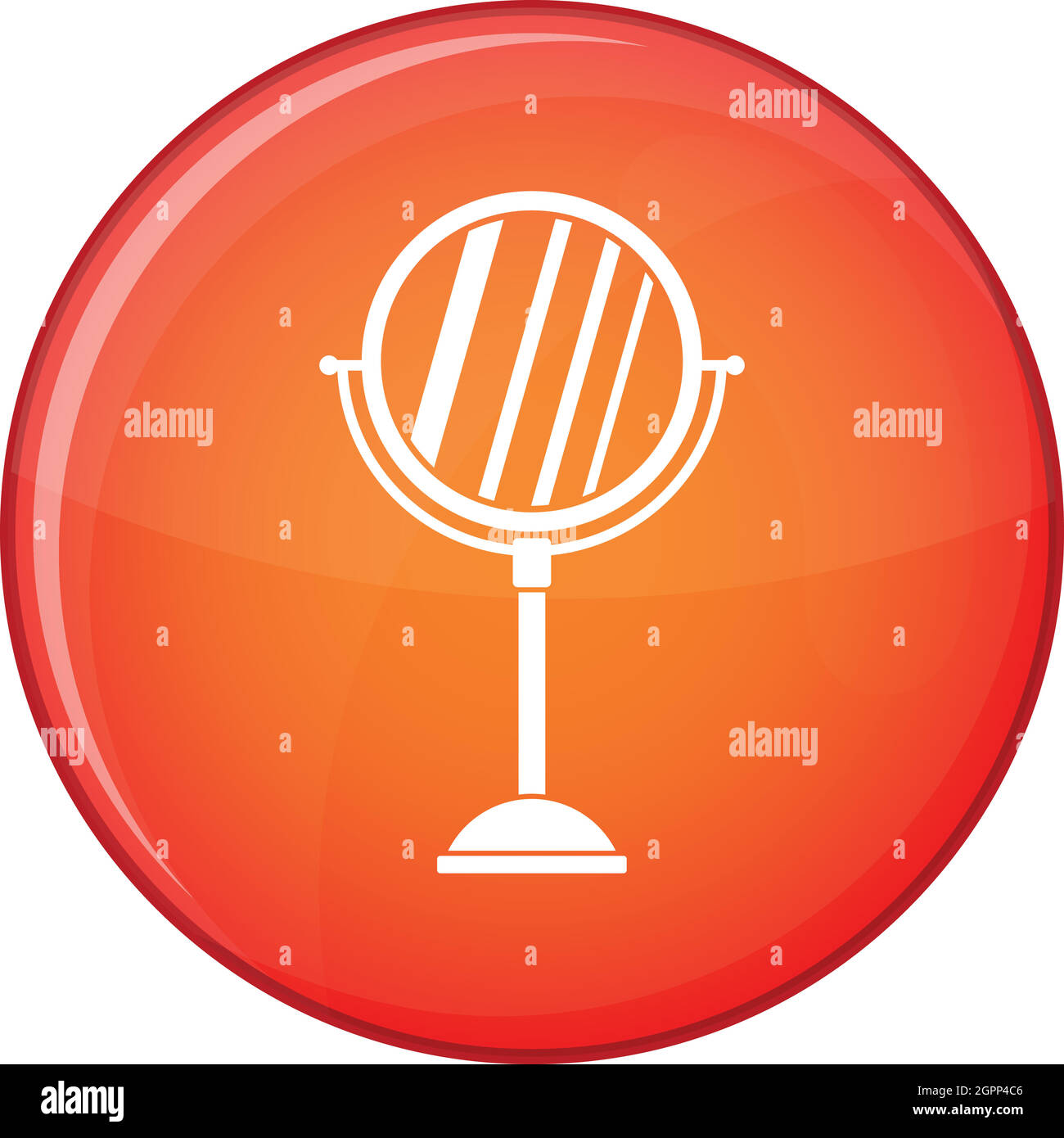Round mirror line icon Stock Vector Images - Alamy