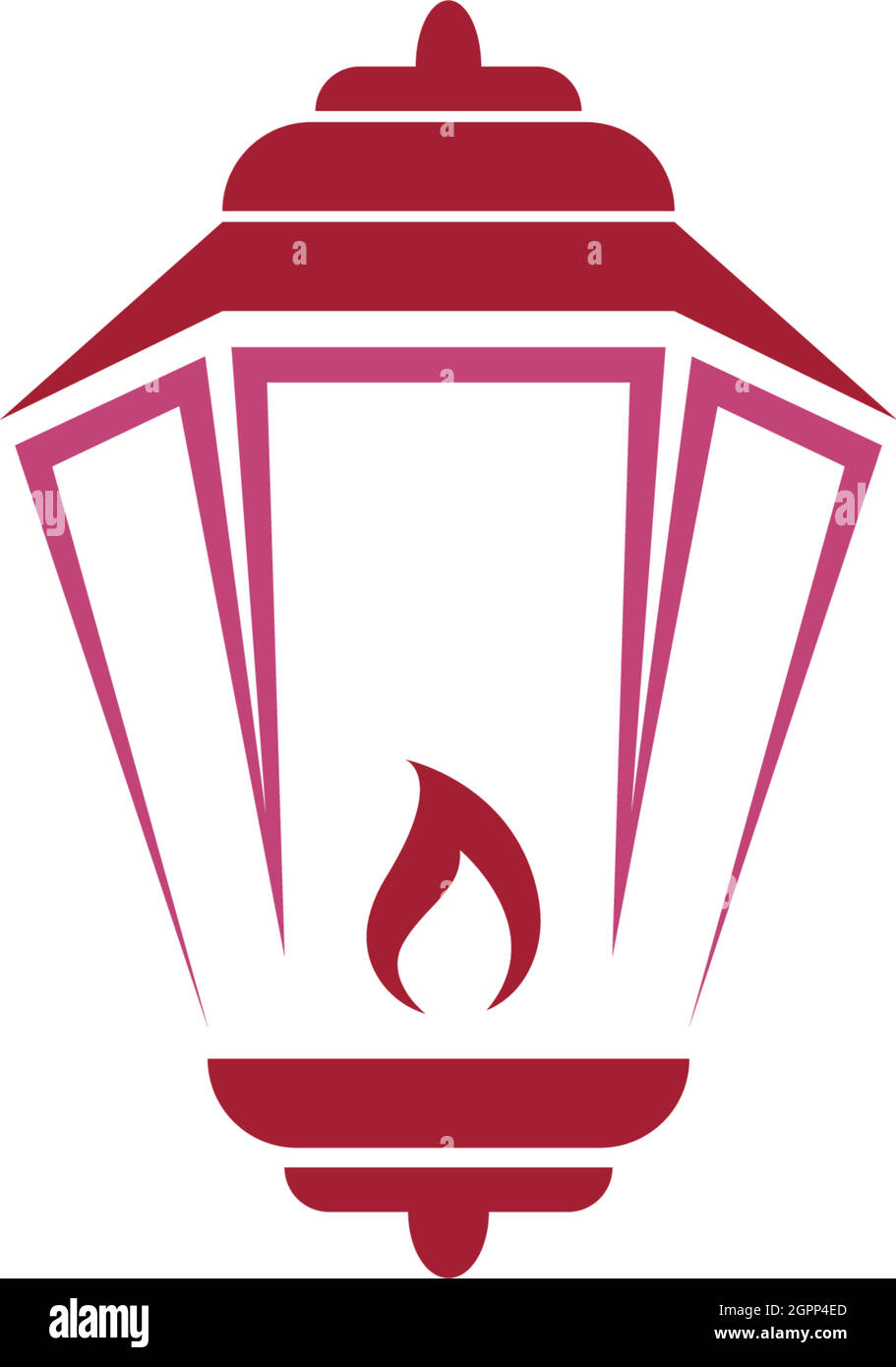 Simple lantern icon logo design vector template illustration Stock ...