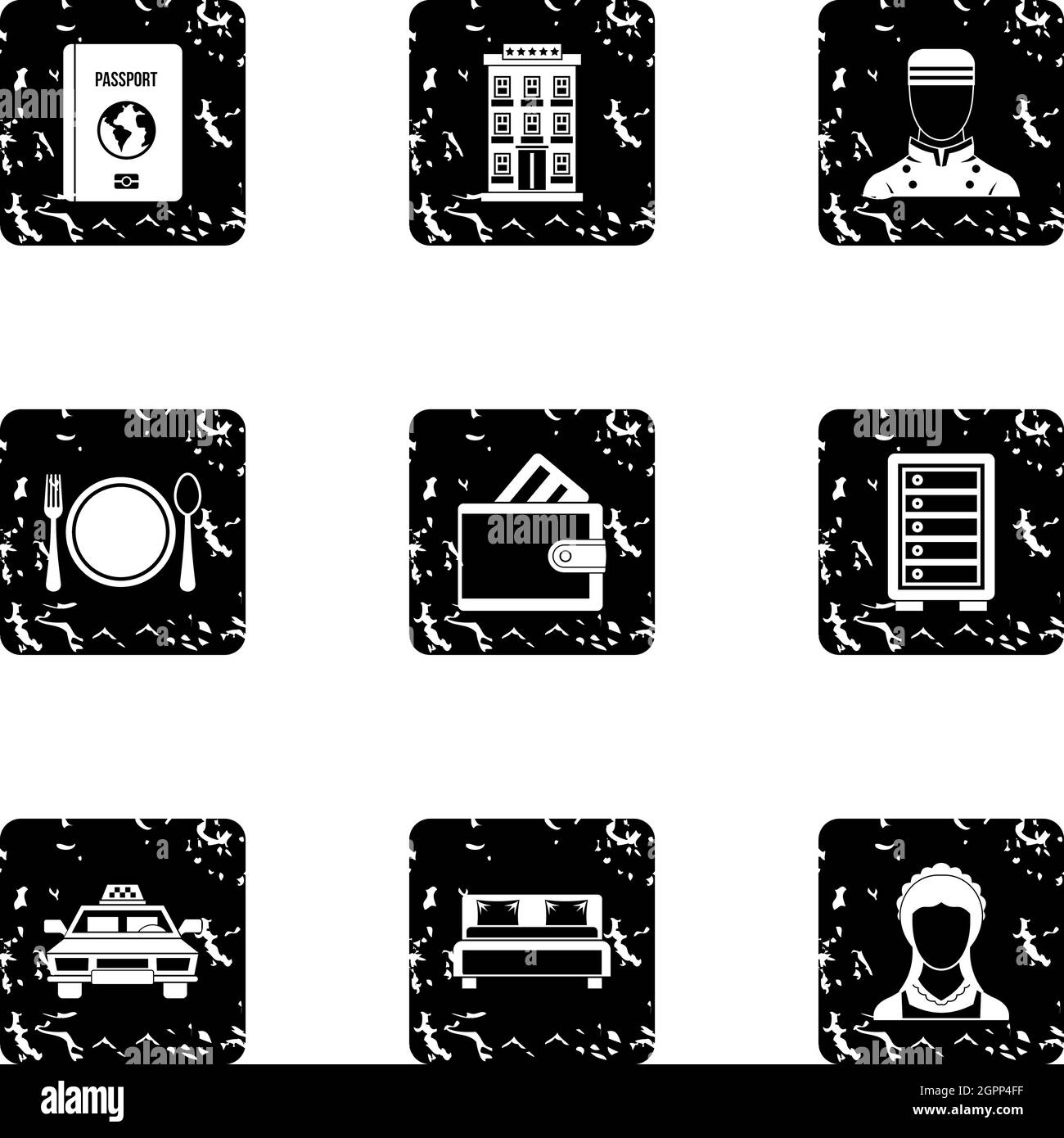 Business manager hotel reception Stock Vector Images - Alamy