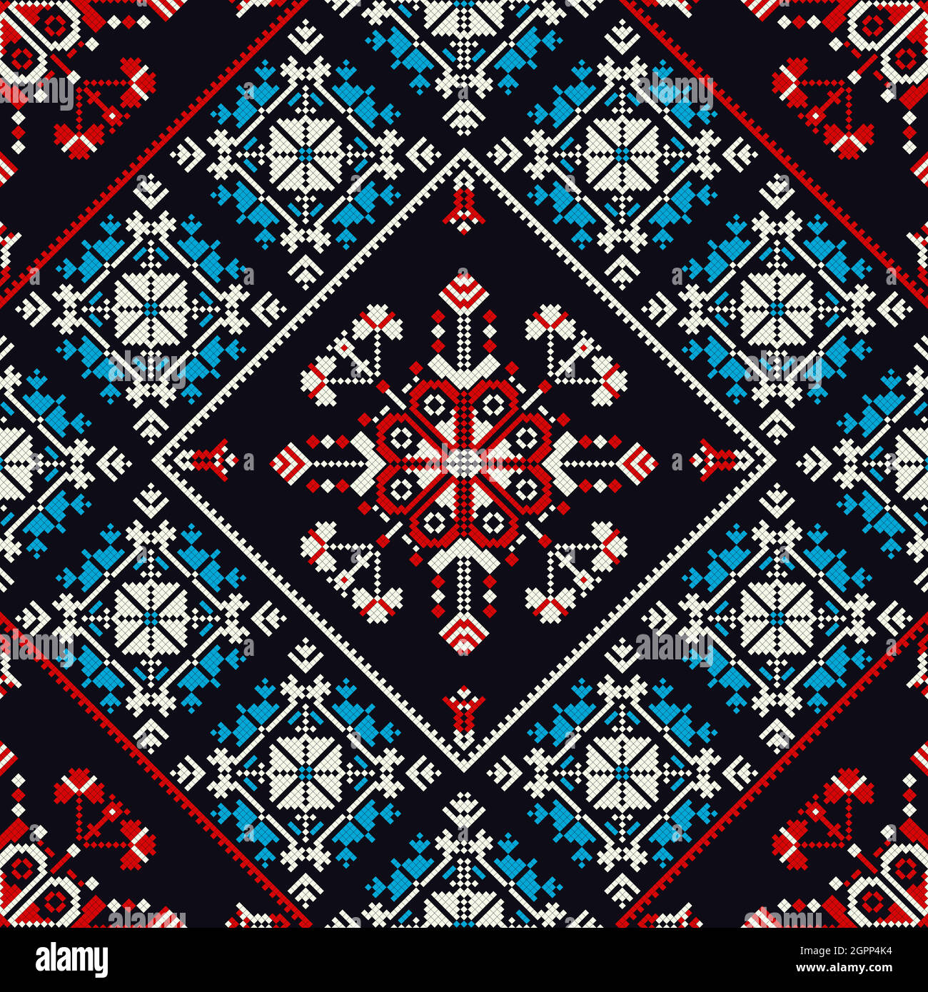 Romanian traditional pattern 37 Stock Vector Image & Art - Alamy