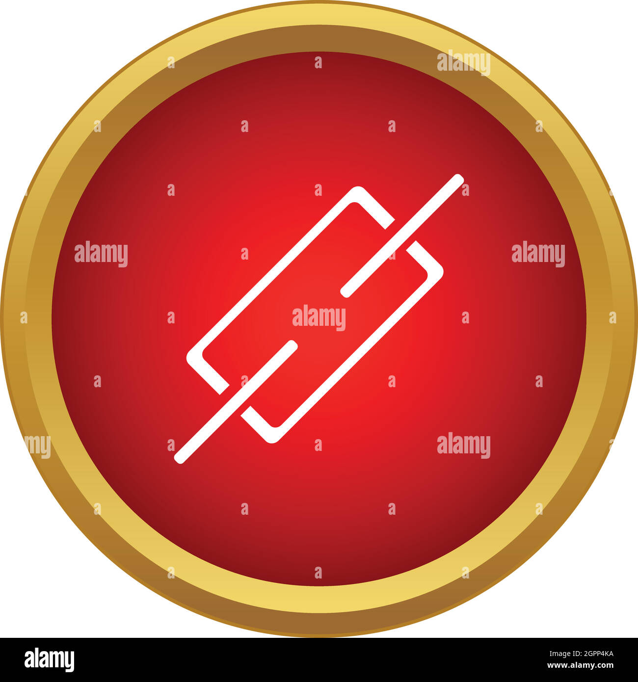 Link icon in simple style Stock Vector Image & Art - Alamy