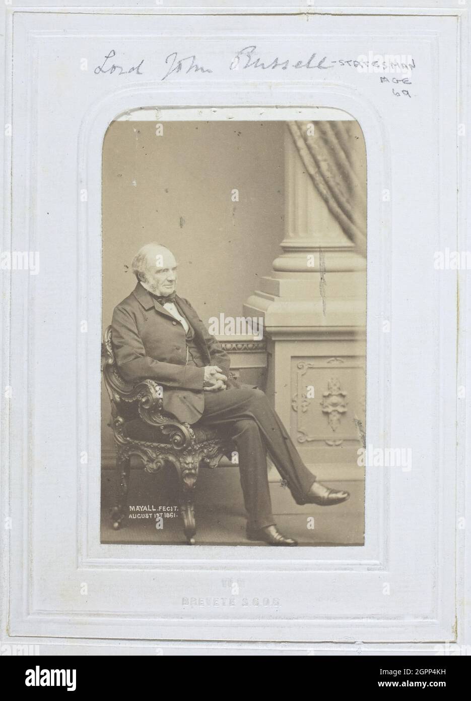 Lord john russell photograph hi-res stock photography and images - Alamy