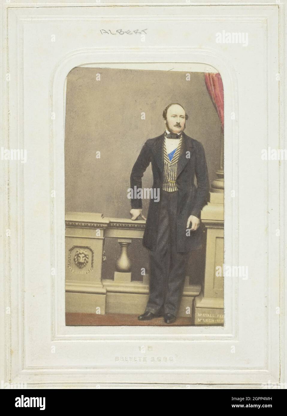Prince Consort, 1861. [Portrait of Prince Albert, husband of Queen ...