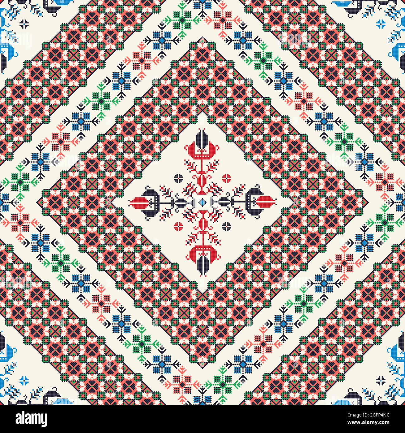 Romanian traditional pattern 8 Stock Vector Image & Art - Alamy