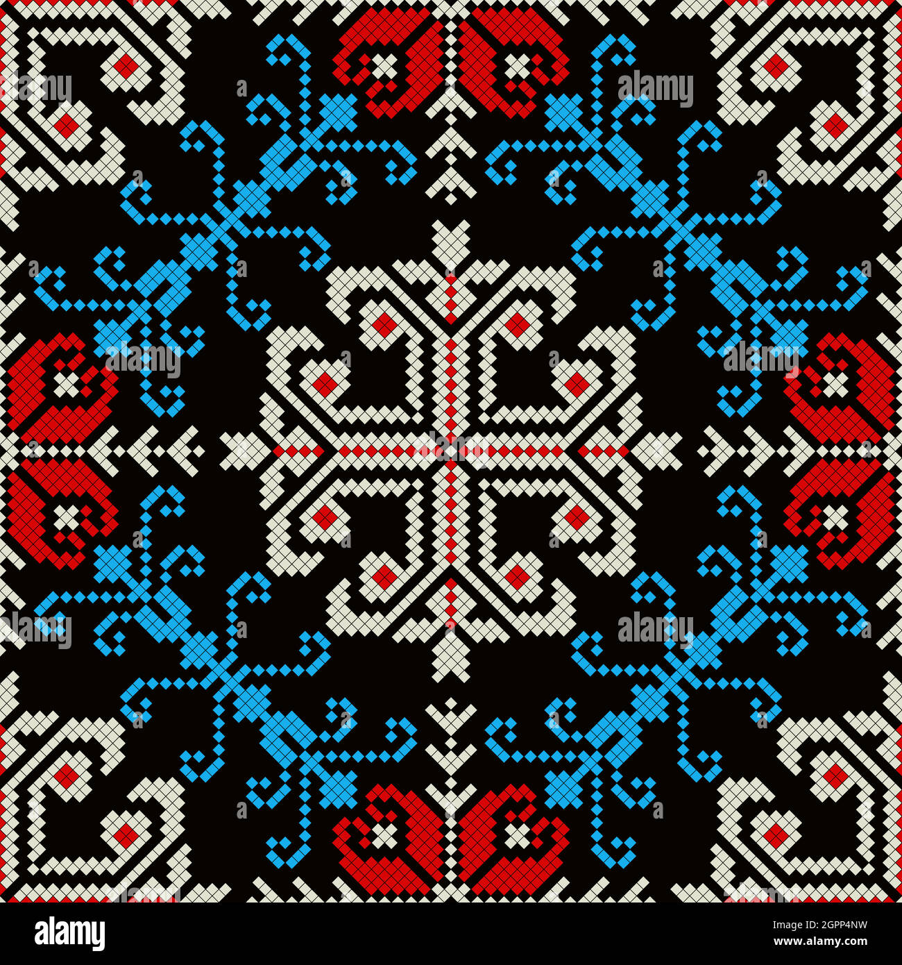 Romanian traditional pattern 174 Stock Vector Image & Art - Alamy