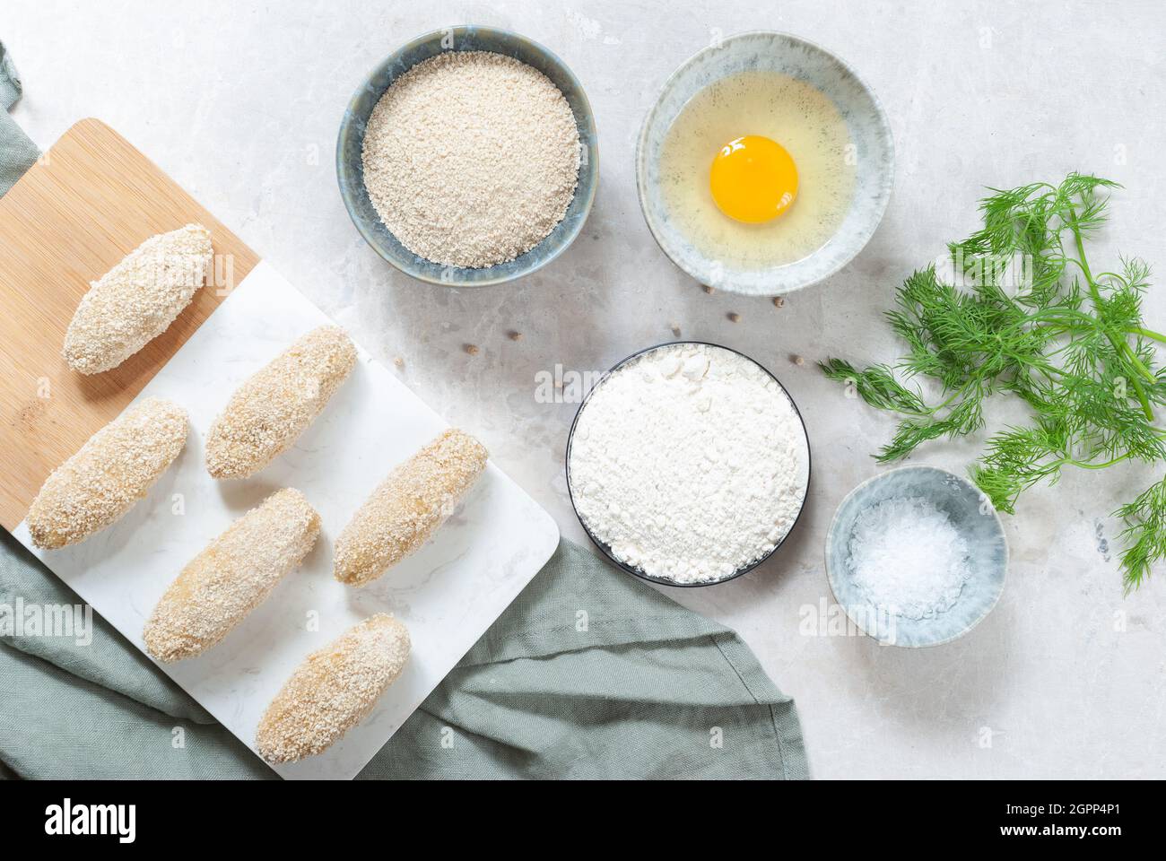 Croquette appetizer hi-res stock photography and images - Alamy