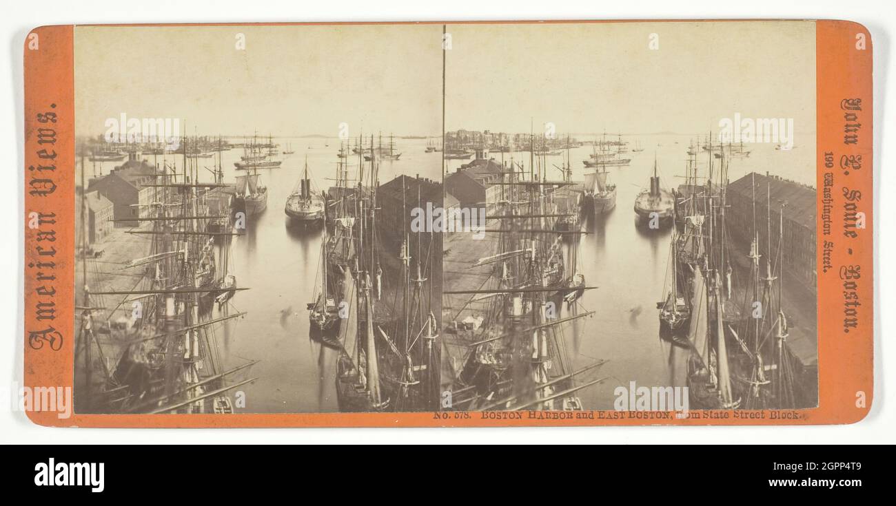 Boston docks 19th century hi-res stock photography and images - Alamy