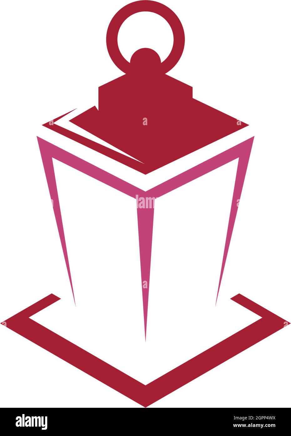 Simple lantern icon logo design vector template illustration Stock ...