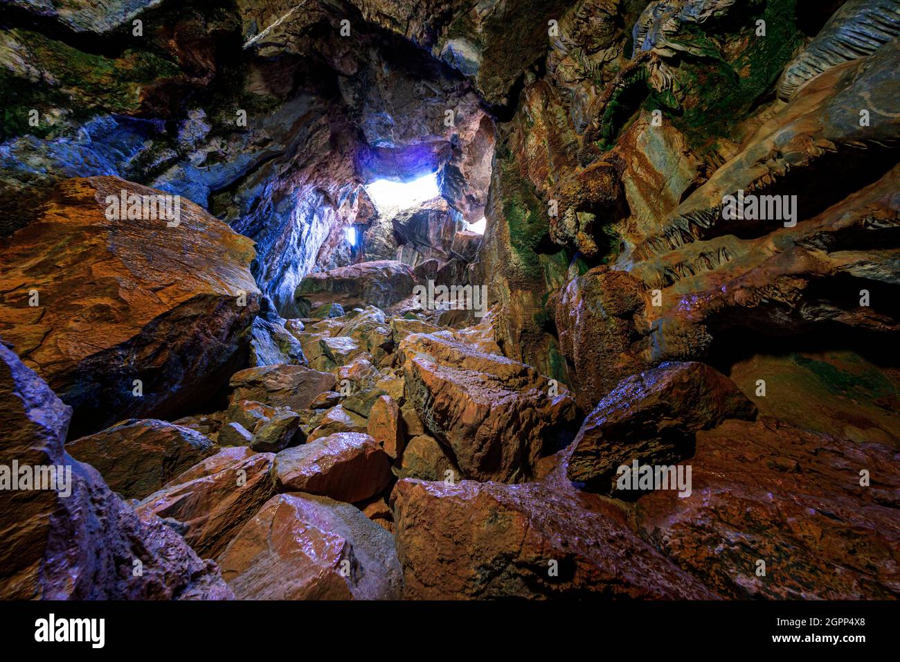 Interior of Pompeii Cave, Chillagoe-Mungana Caves National park, North ...