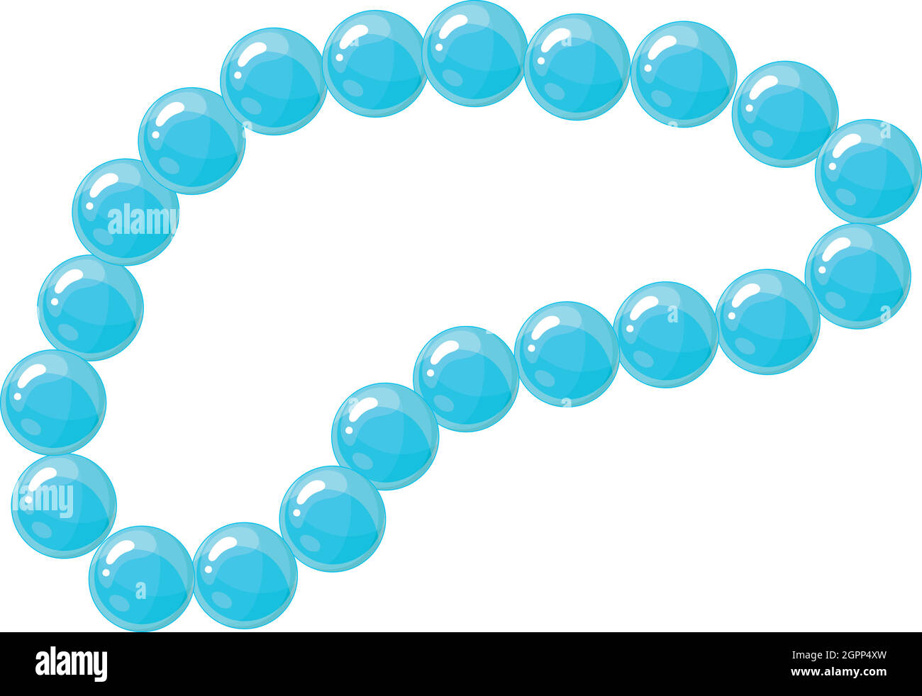 Beads icon, cartoon style Stock Vector Image & Art - Alamy