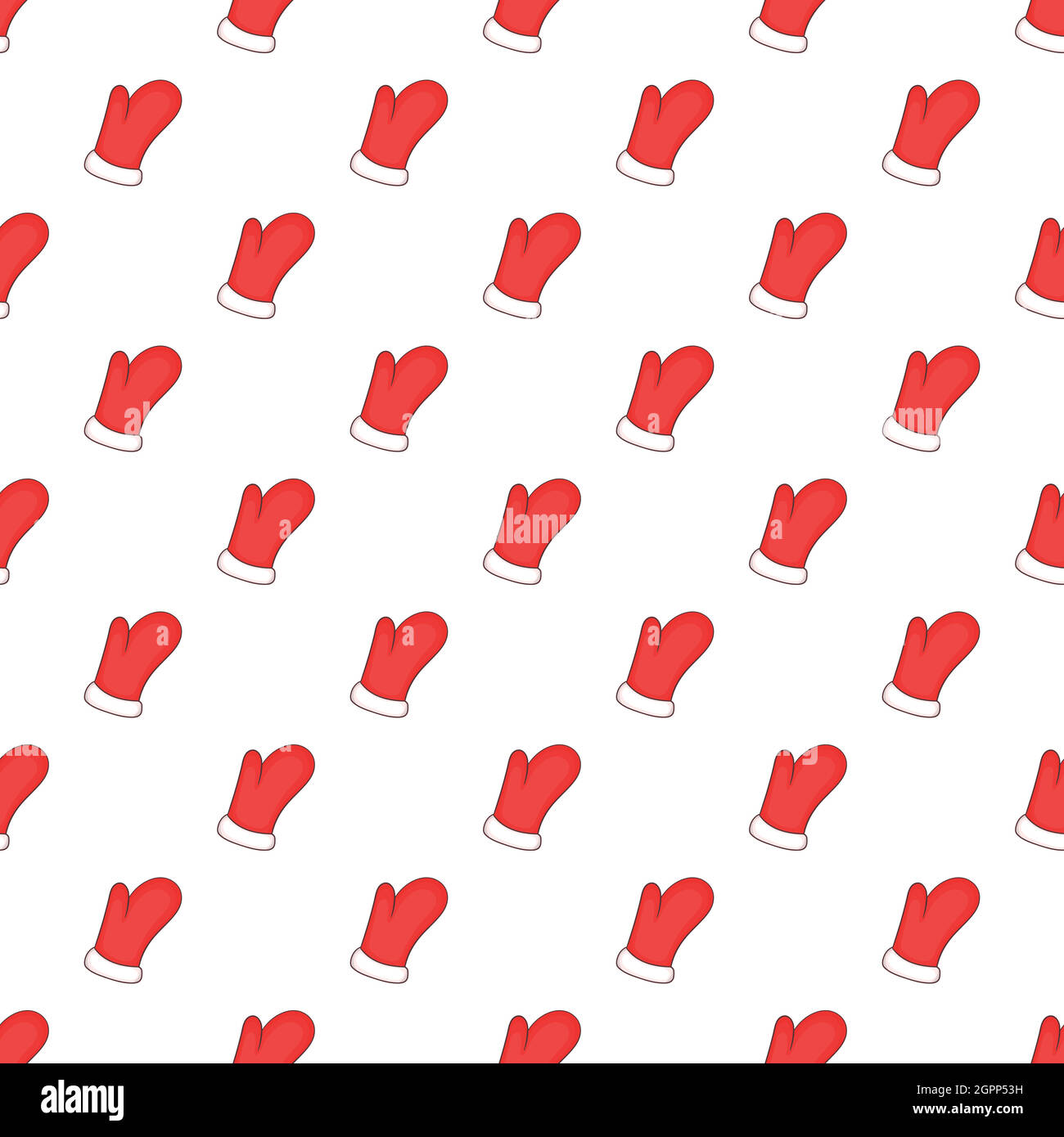 Mitten pattern, cartoon style Stock Vector Image & Art - Alamy
