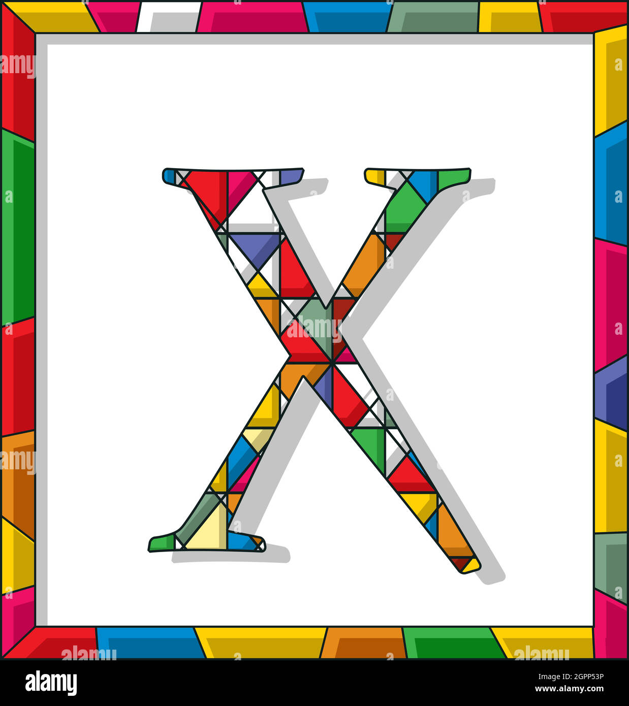 Capital letter x uppercase Stock Vector Images - Alamy