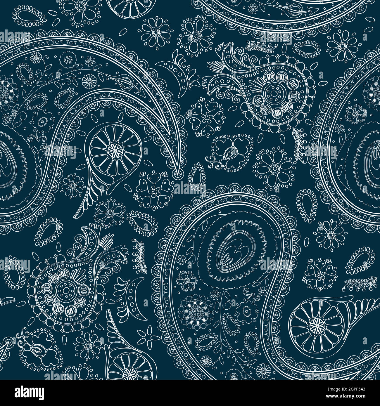 Floral paisley design Stock Vector Image & Art - Alamy