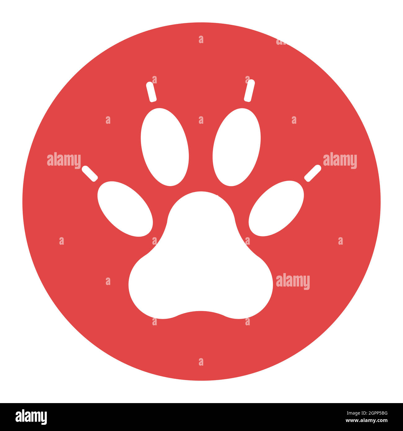 Fox paw print Stock Vector Images - Alamy