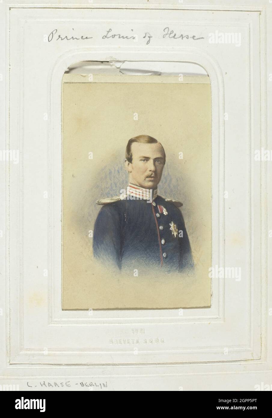 Prince Louis of Hesse, 1860-69. [Portrait of Louis IV, Grand Duke of ...