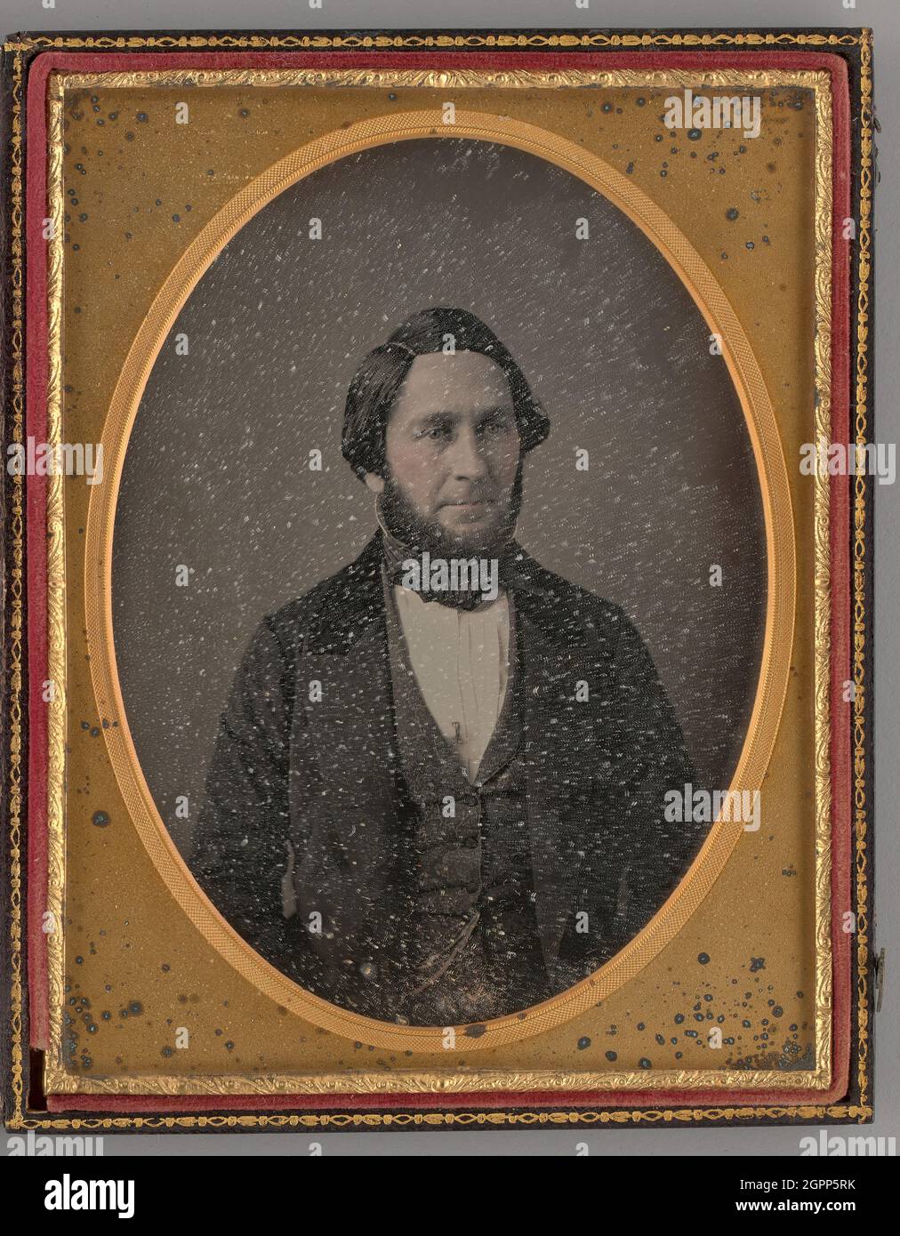Untitled (Portrait of Thomas Preston), 1855. Daguerreotype Stock Photo ...