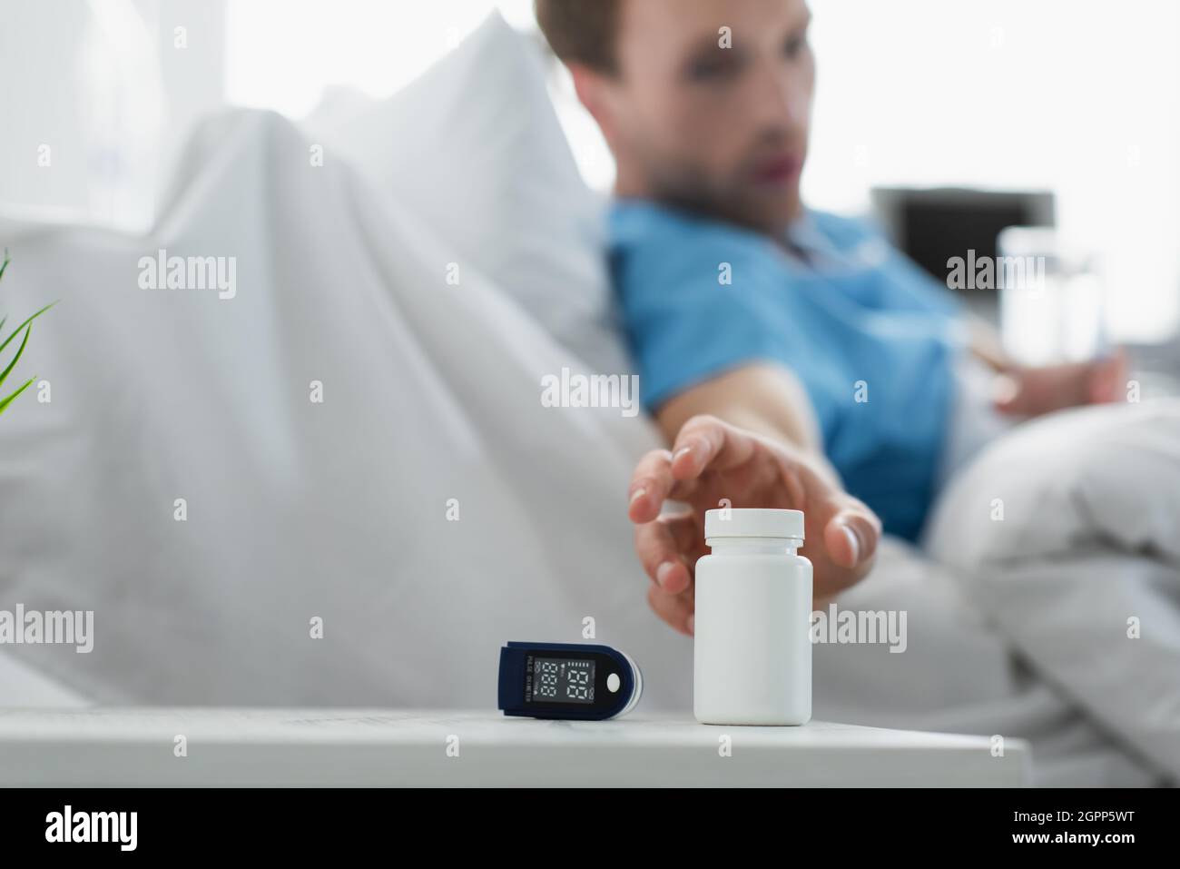 Medication on bedside table hi-res stock photography and images - Alamy