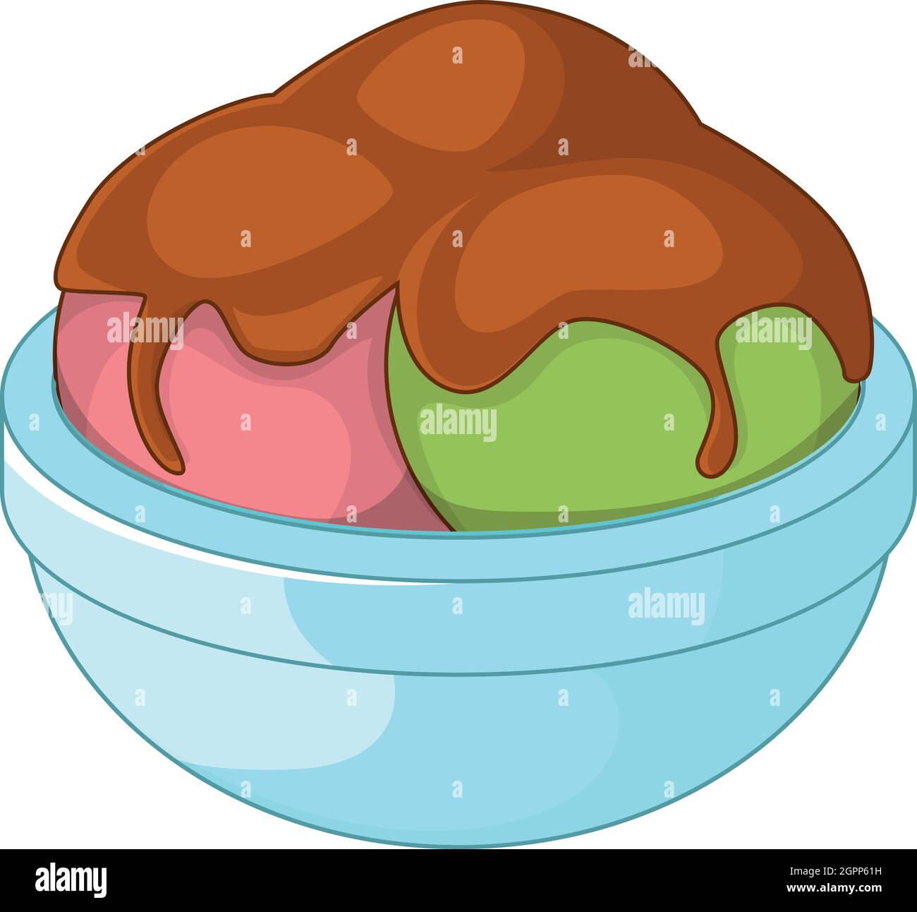 Ice cream balls white Stock Vector Images - Alamy