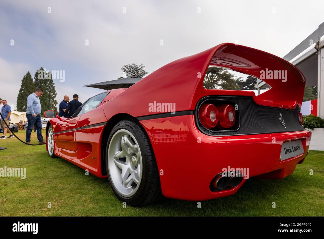Official Ferrari Dealer Dick Lovett with a gorgeous F50 Ferrari on ...