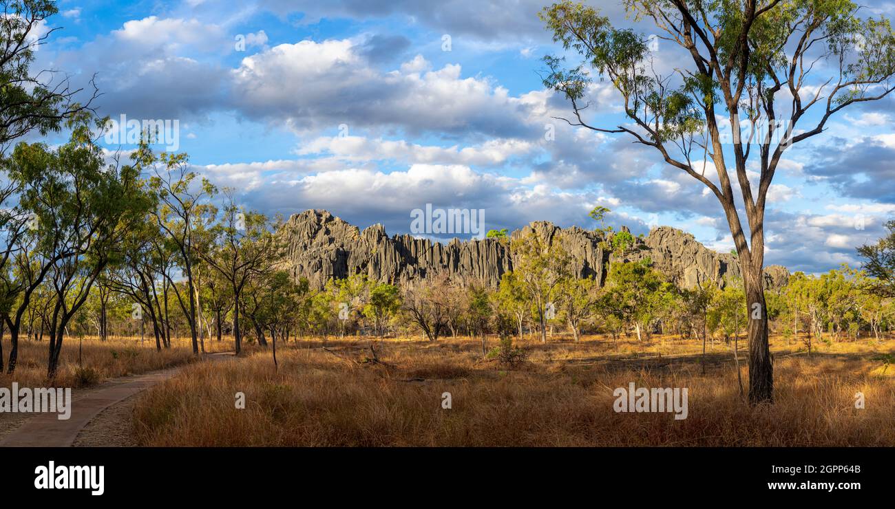 Limestone outcrop at Royal Arch Cave, Chillagoe-Mungana Caves National ...
