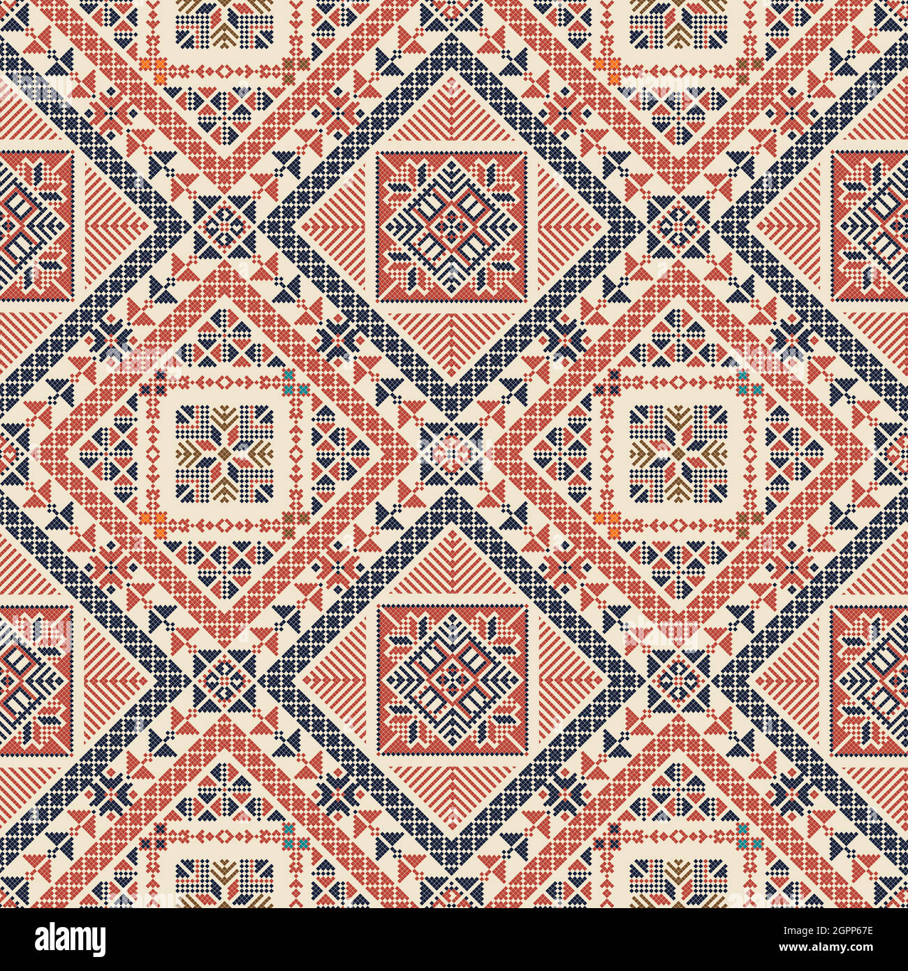 Palestinian embroidery pattern 310 Stock Vector Image & Art - Alamy