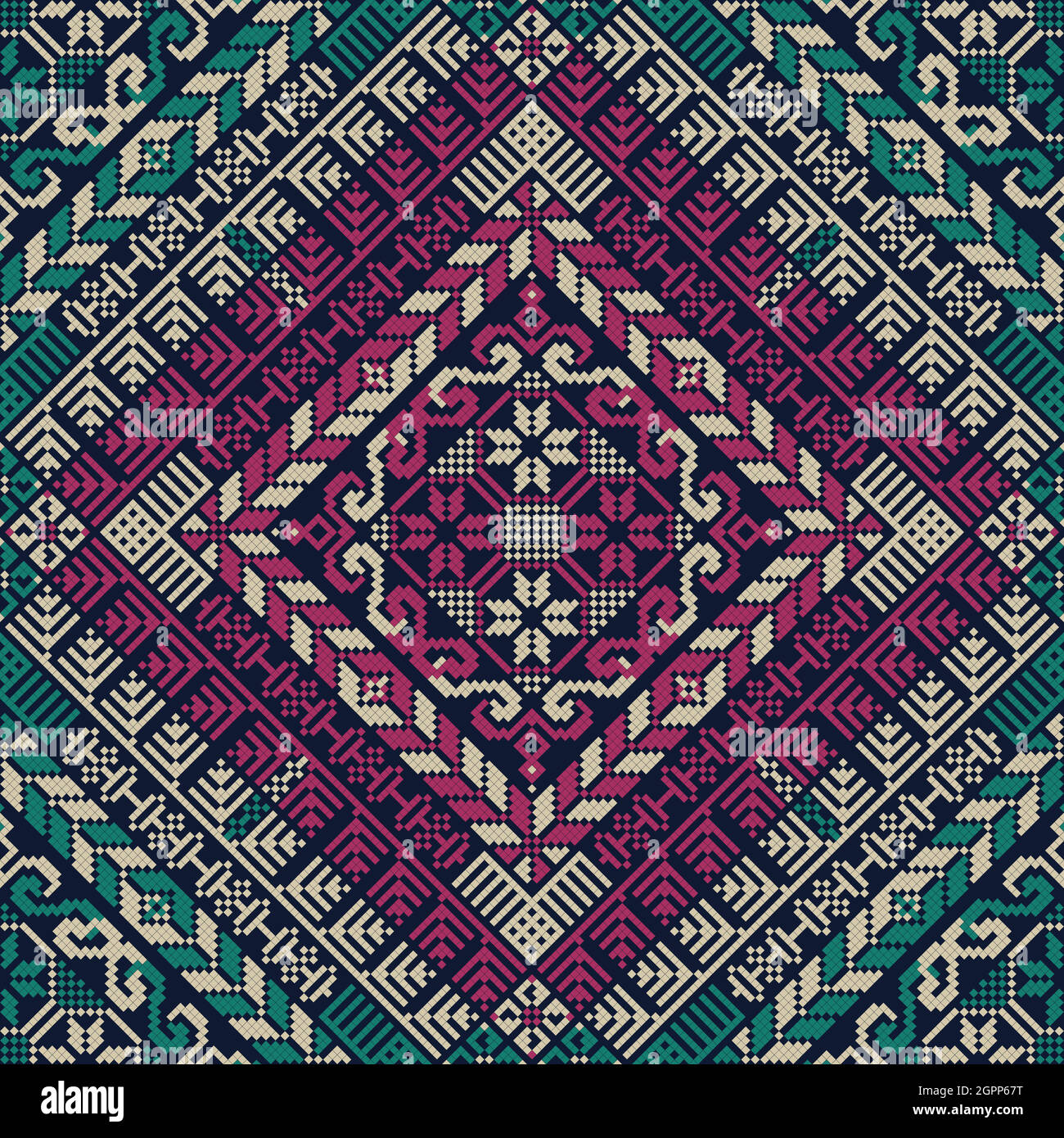 Palestinian embroidery pattern 278 Stock Vector Image & Art - Alamy