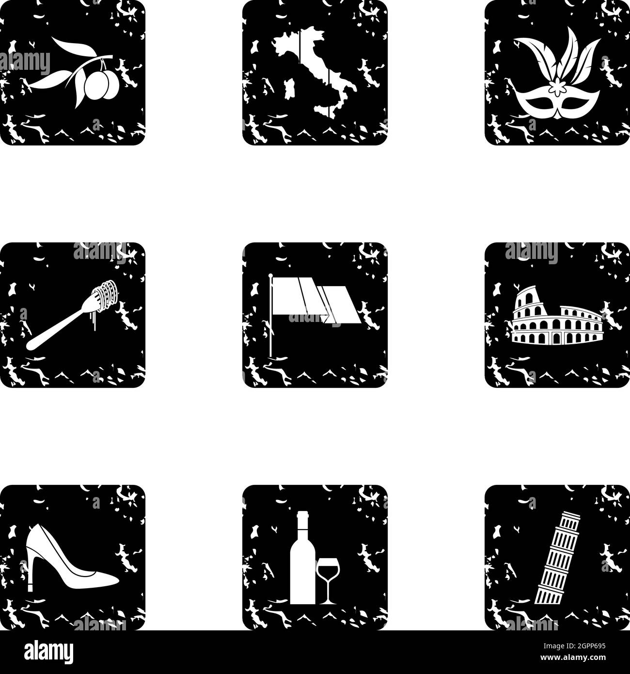 Glass wine icons in Stock Vector Images - Alamy