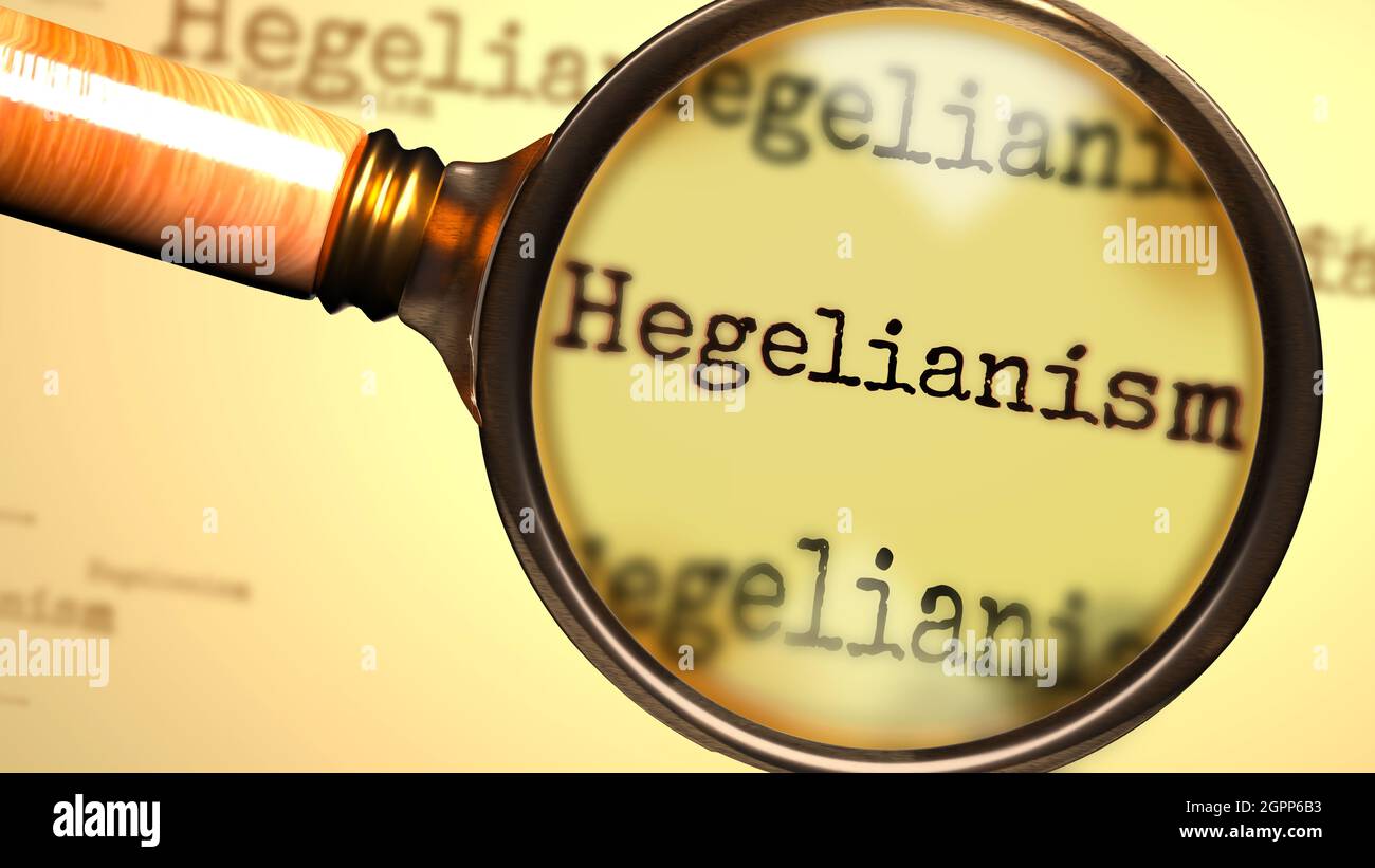 Hegelianism hi-res stock photography and images - Alamy